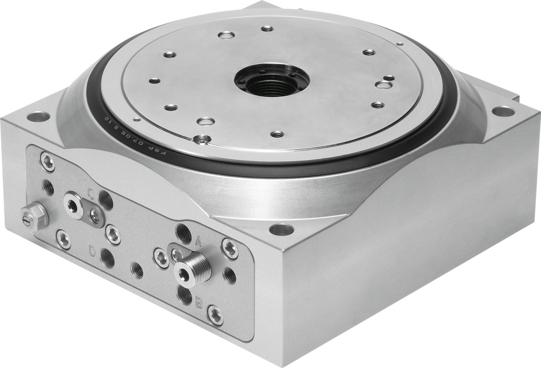 Pneumatic rotary indexing table store